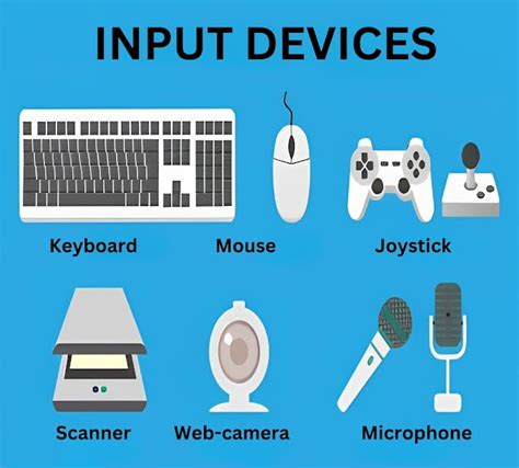 Types Of Input Devices Of The Computer System