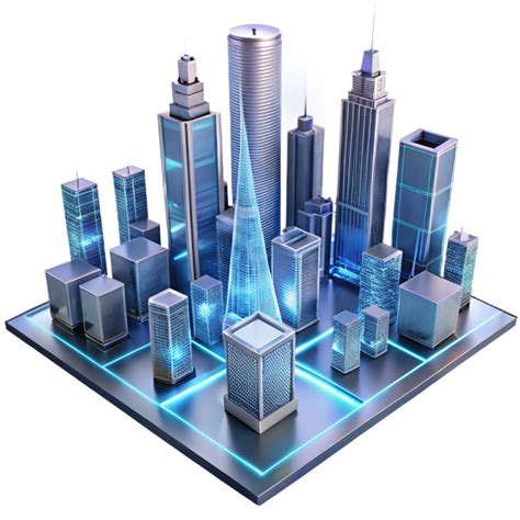 Dramatic Vintage Smart City Networked Urban Infrastructure Genuine 56758762 Png