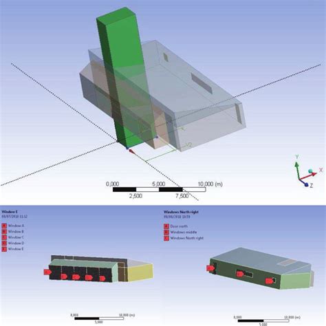 Up The Bathroom Was Modeled As One Continuous Material Block Down Download Scientific