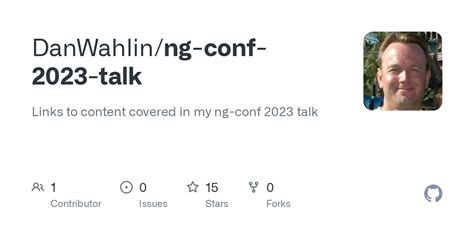 GitHub DanWahlin Ng Conf 2023 Talk Links To Content Covered In My Ng