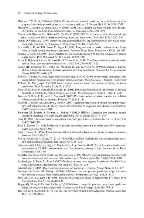 Essentials Of Bioinformatics Notes 59 10 Protein Structure