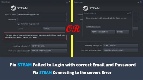 Steam Please Check Your Account Name And Password And Try 54 Off