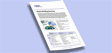 Matrix Binding Fact Sheet