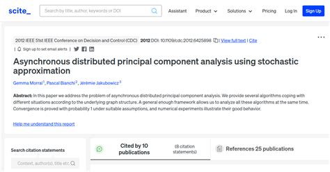 asynchronous distributed principal component analysis using stochastic