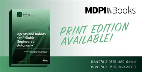 Book Agent Robot Autonomy Jsan Mdpi