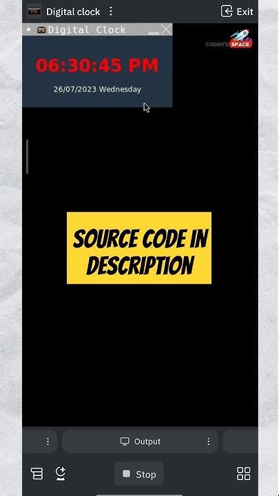 Digital Clock In Python🐍😍 Python Gui Project Tkinter