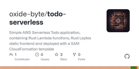 mike schilling on linkedin github oxide byte todo serverless simple aws serverless todo…