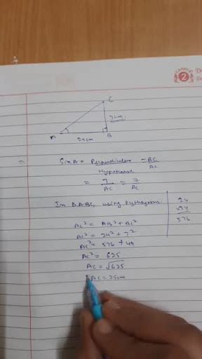 Introduction To Trigonometryexercise 811 In Abc Right Angled At Ba