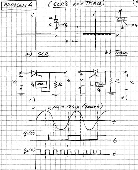 Solved Problem 4 Scrs And Triacs A Scr B Trac C Dfor Solved Problem 4 Scrs And Triacs A Scr B Trac C Dfor