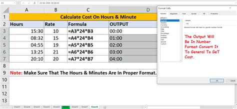 Calculate Cost On Time Hours And Minutes Excel Help