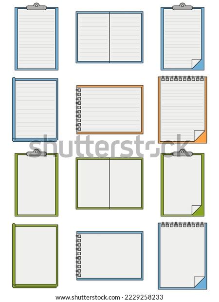 Notebook Element Design Notebook Icon Stock Vector Royalty Free 2229258233 Shutterstock