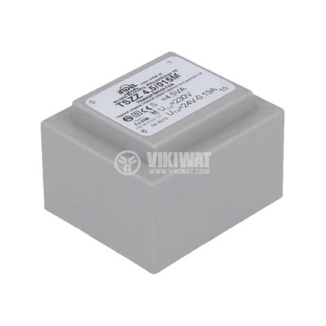 Transformer 230 24VAC 0 18A 4 5VA Encapsulated VIKIWAT