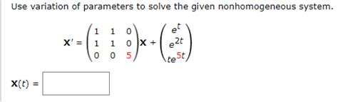 Solved Please Tell Me How To Put Matrix In The Webassign I
