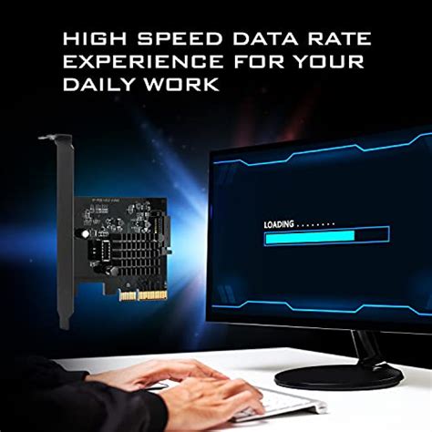 EZDIY FAB USB3 2 Gen2x2 Type E Front Panel Internal Expansion Card 20 Gbps PCI Express 3 0 X4