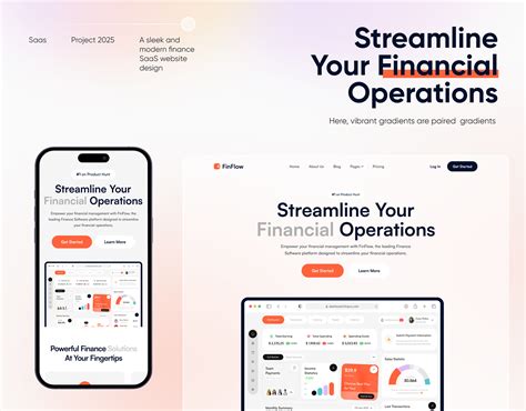 Finance Saas Website Behance