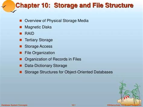 PPT Chapter 10 Storage And File Structure PowerPoint Presentation Free Download ID 5642121
