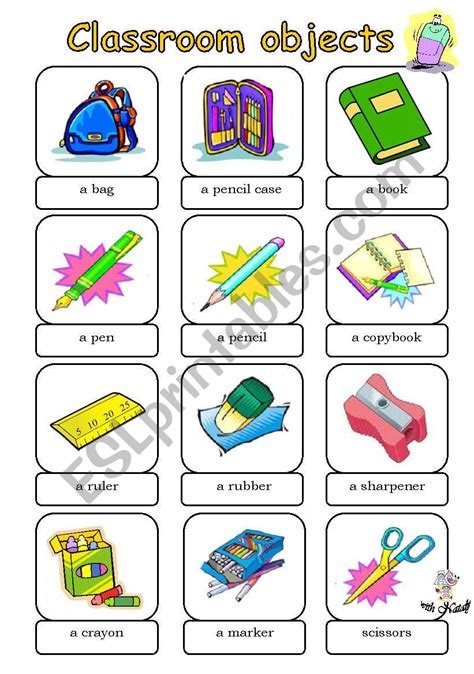 Classroom Objects Esl Worksheet By Whitechocolate Classroom Objects Esl Worksheet By Whitechocolate