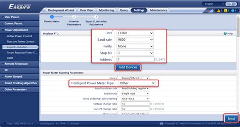 How To Set Export Limitation On Smartlogger3000 Via Webui Help Centre General