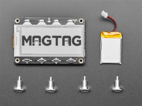 Adafruit Magtag Starter Kit 29 Grayscale E Ink Wifi Display