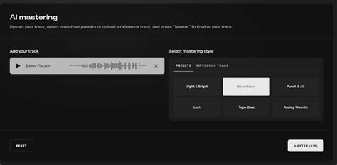 Ai Mastering Software Ai Mastering Software For Professional Sound