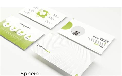 Sphere PowerPoint Template 95613 TemplateMonster