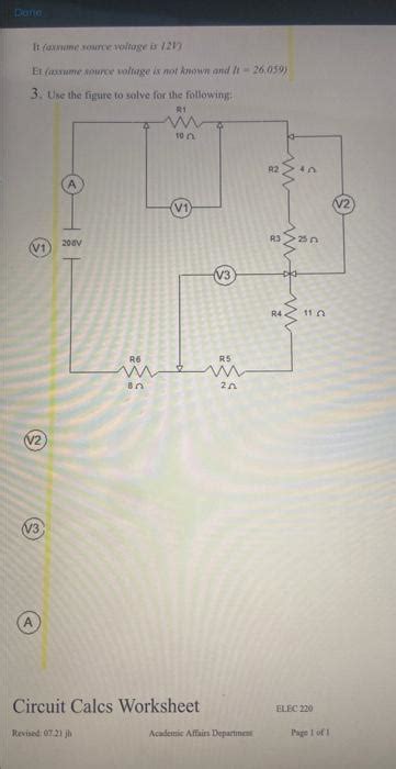 Solved For The Following Circuits Solve For The Values As Chegg Com