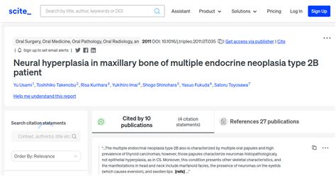 Neural Hyperplasia In Maxillary Bone Of Multiple Endocrine Neoplasia