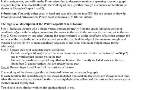 Solved Assigned To You You Should Illustrate The Working Of