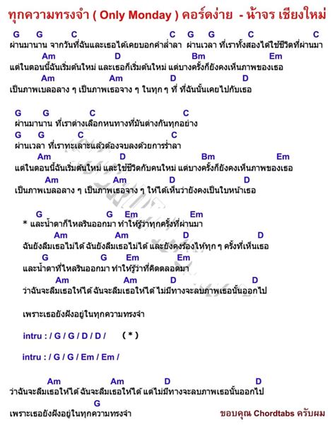 ปักพินโดย Phanpasa ใน คอร์ดเพลง คอร์ดอูคูเลเล่ หนังสือเพลง คอร์ดกีต้าร์