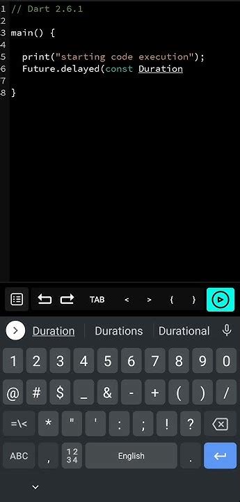 delay code execution in flutter dart shorts youtube