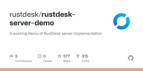 Rustdesk Server Demoreadme Nlmd At Main · Rustdeskrustdesk Server Demo · Github