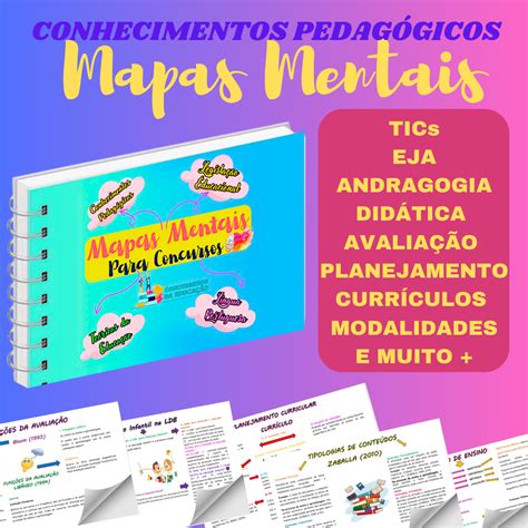 Caderno De Mapas Mentais Carreiras Educacionais