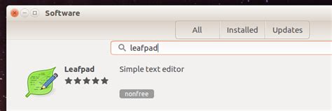 Leafpad A Notepad Alternative For Ubuntulinux
