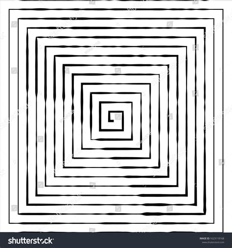 Abstract Background Vector Illustration Psychedelic Square Stock Vector Royalty Free