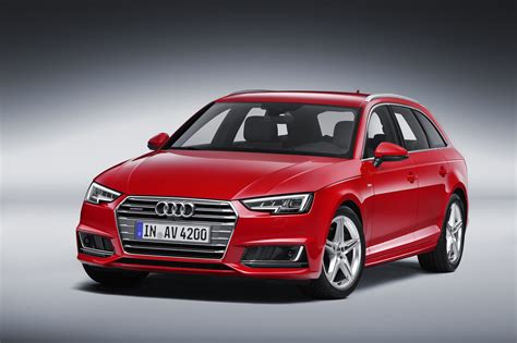 4K 2015 A4 Avant TDI Quattro S Line B9 Audi Red Estate Car HD