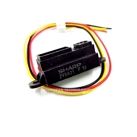 Sharp Analog Ir Distance Sensor 10 80cm Denakan Technologies