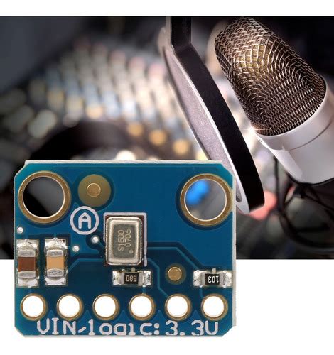 Sph0645 I2s Mems Micrófono Breakout Board Módulo 50hz 15khz Cuotas
