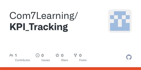 GitHub Com Learning KPI Tracking