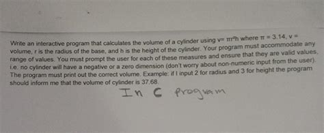 Solved Write An Interactive Program That Calculates The