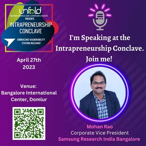 mohan rao on linkedin intrapreneurshipconclave2023 creativity innovationmindset learning…