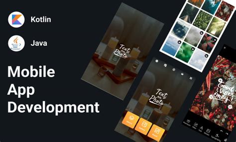 Develop Android App Using Kotlin Or Java On Android Studio By