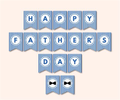 Happy Fathers Day Banner Fun All Year Round