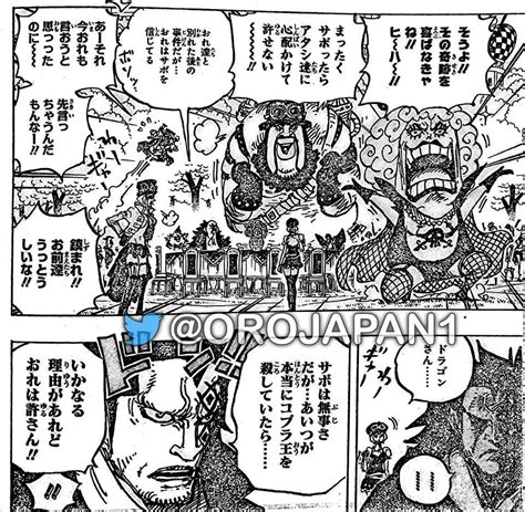 海贼王1058话情报：暴君熊回到革命军总部，龙与他相见，萨博惨了 哔哩哔哩