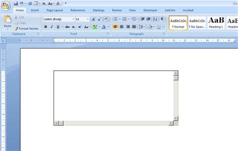 Microsoft Word Fixed Size Text Area Super User