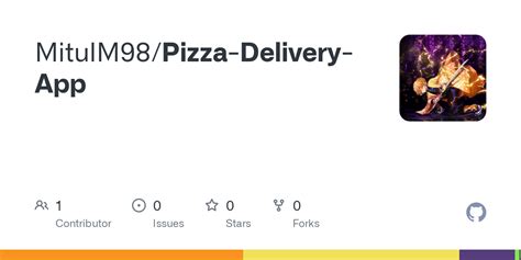 GitHub MitulM Pizza Delivery App