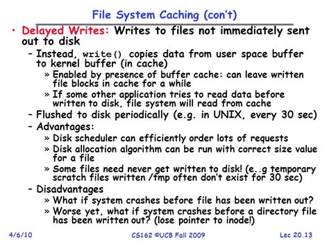 CS162 Operating Systems And Systems Programming Lecture 20 Reliability