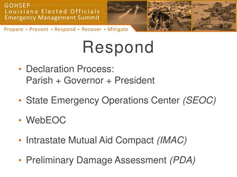 Ppt Prepare Prevent Respond Recover Mitigate Powerpoint Presentation Id 7026205