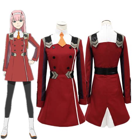 Jungenkostüme Darling In The Franxx Code002 Zero Two Costume Kostüm Cosplay Uniform Neu