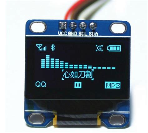 Oled Display Module With Gnd Vcc Smartqat