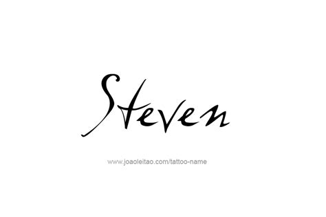 Steven Name Tattoo Designs